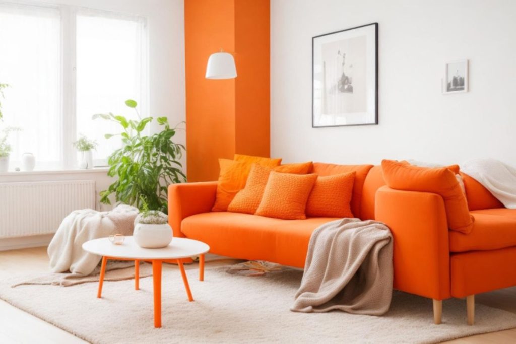 Colores que combinan con el naranja en decoración